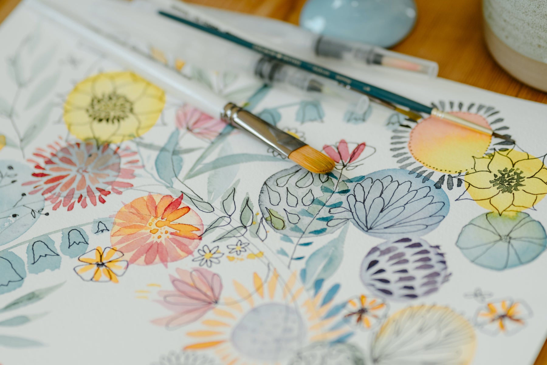 Watercolour Art for Beginners | Water Colour Tutorials – Badibidu by ...